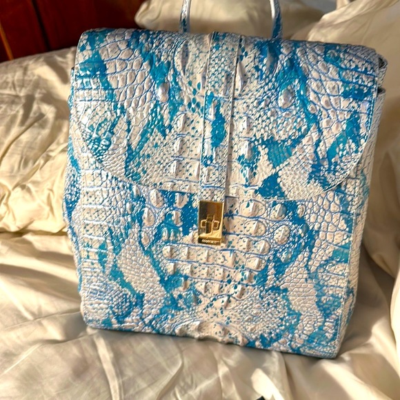 Brahmin | Bags | Nwt Brahmin Croco Leather Sadie Mesmerized Melbourne ...